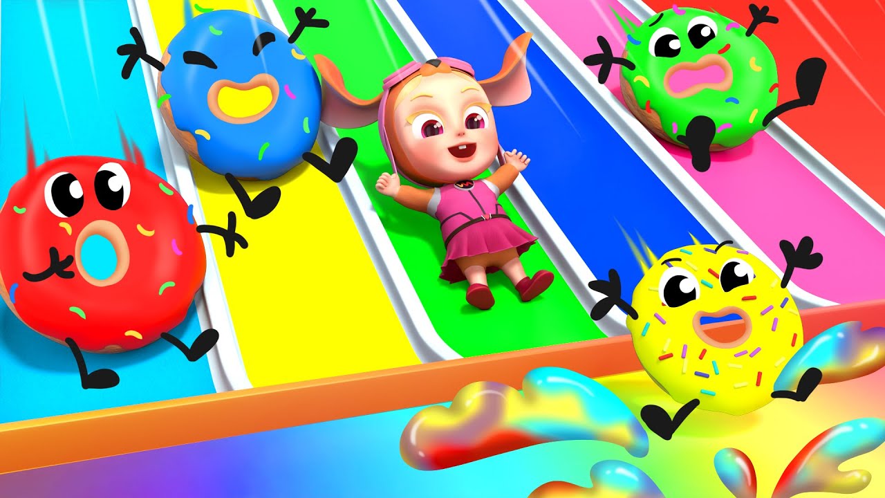 Learn Colors with Donuts 🍩 | Fun Color Song for Kids | Rosoo Nursery ...