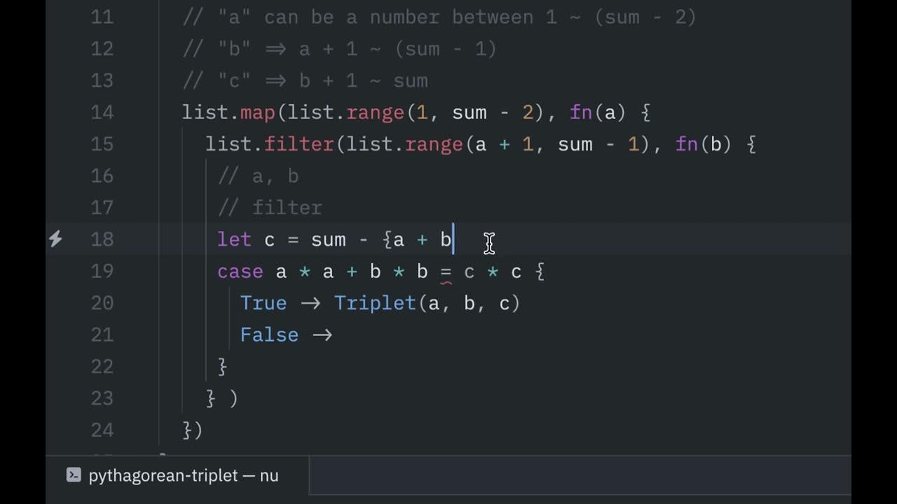 [Gleam B] 03 - Pythagorean Triplet - YouTube