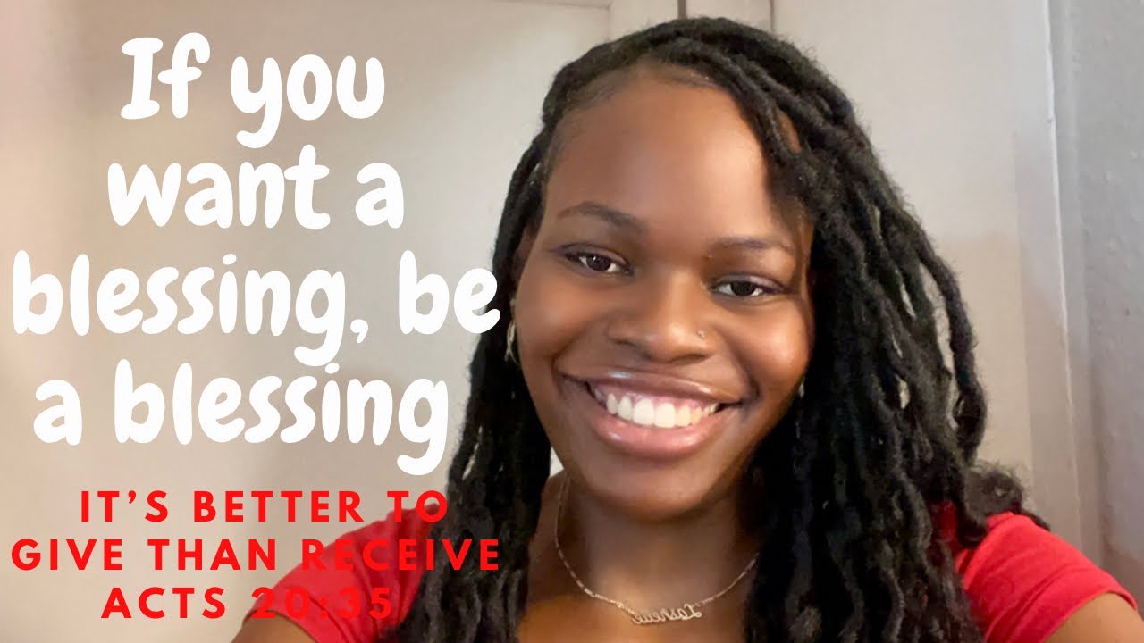 You are a Blessing!! So be a blessing to someone else ️ - YouTube