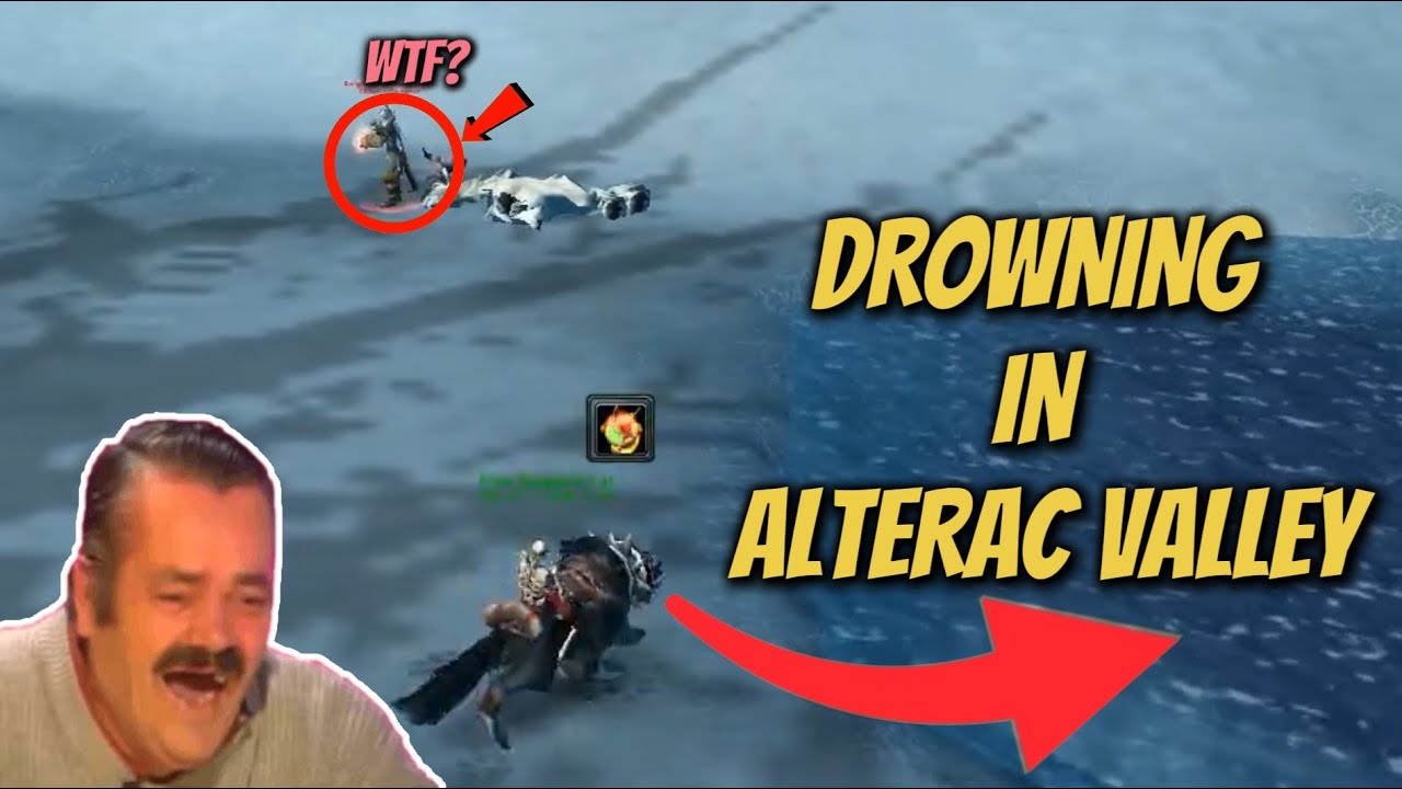 Making a warrior DROWN in Alterac Valley - YouTube