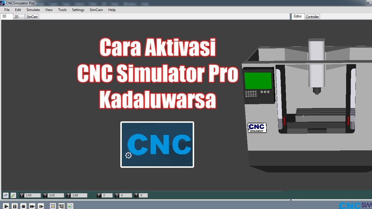 Cara Aktivasi CNC Simulator Pro Yang Kadaluarsa - YouTube