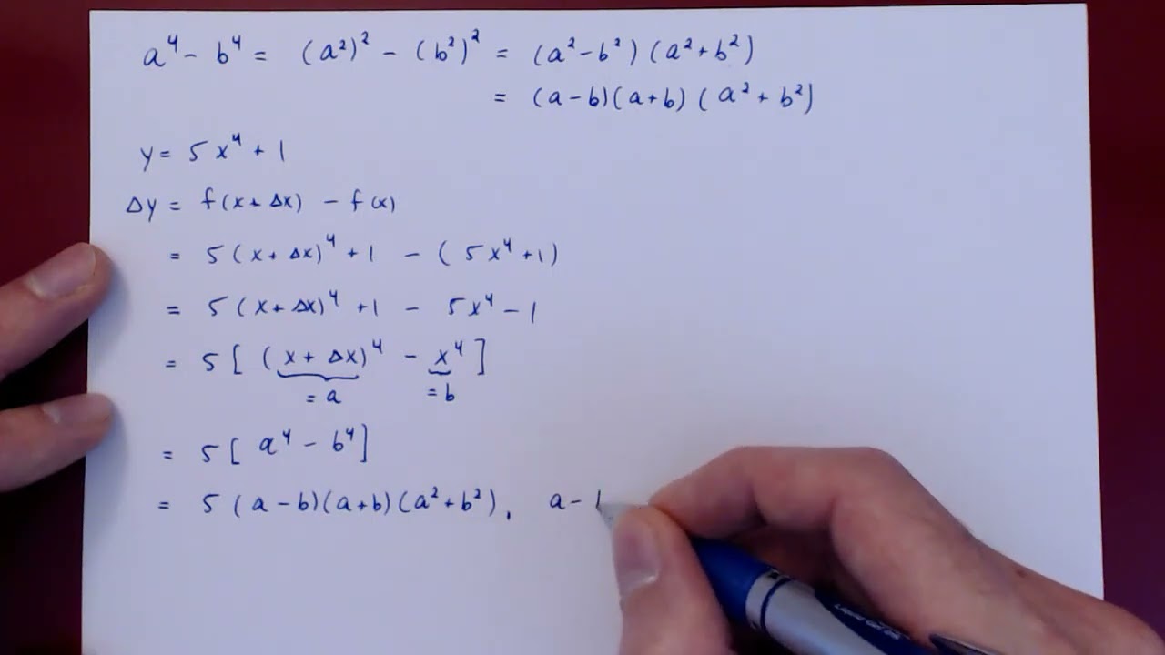 The Definition of the Derivative - Slick Solution 3 - YouTube