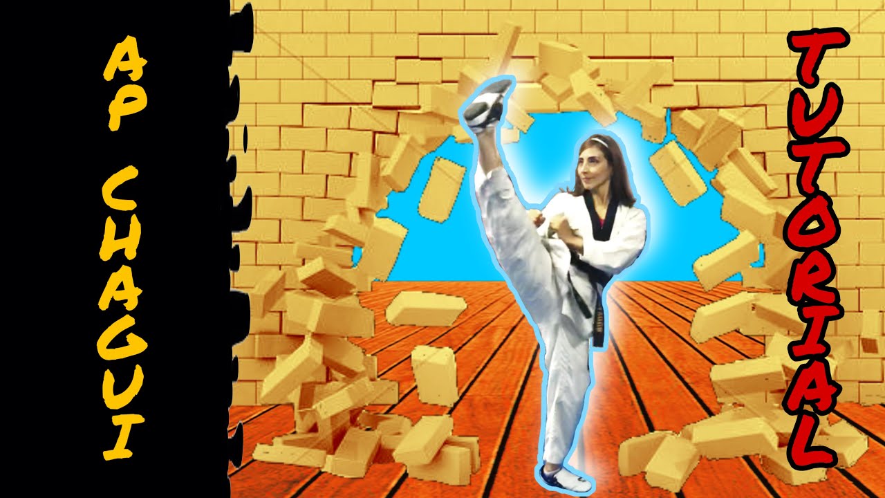 ⭐️ AP CHAGUI Tutorial FRONT KICK 1 (TAEKWONDO para PRINCIPIANTES) - YouTube