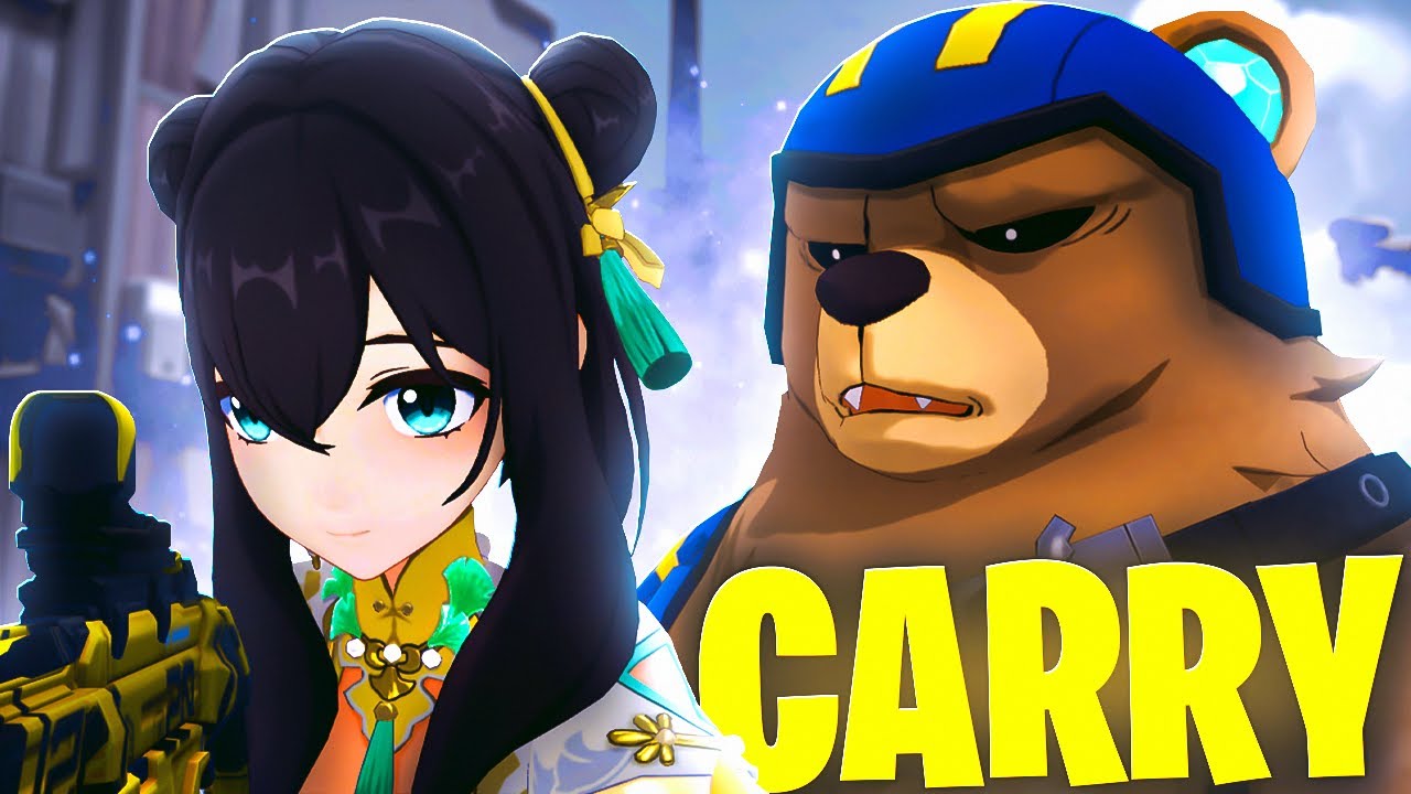 Almost HARD CARRYING My Team as YVETTE In Strinova... - YouTube