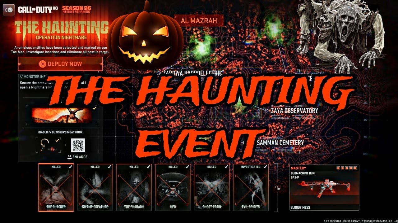 How to Defeat ALL 5 BOSSES in THE HAUNTING EVENT!!! (WARZONE/DMZ) 🧟🎃👻 ...