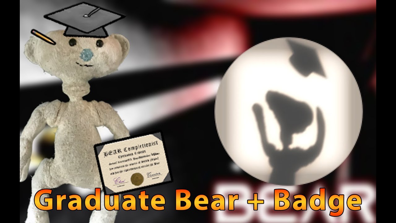 How to get the Graduate Skin + Badge (Bear Alpha Roblox) - YouTube