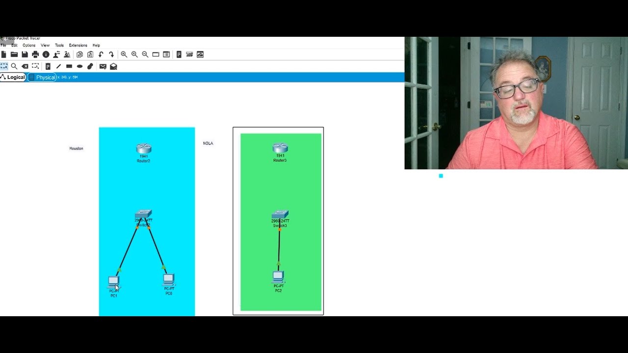 2 Router Packet Tracer Project - YouTube