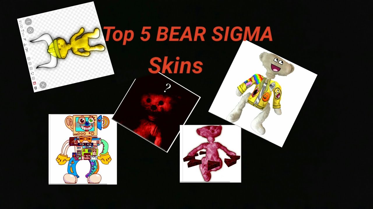 Top 5 BEAR SIGMA Skins-Roblox Bear Alpha - YouTube