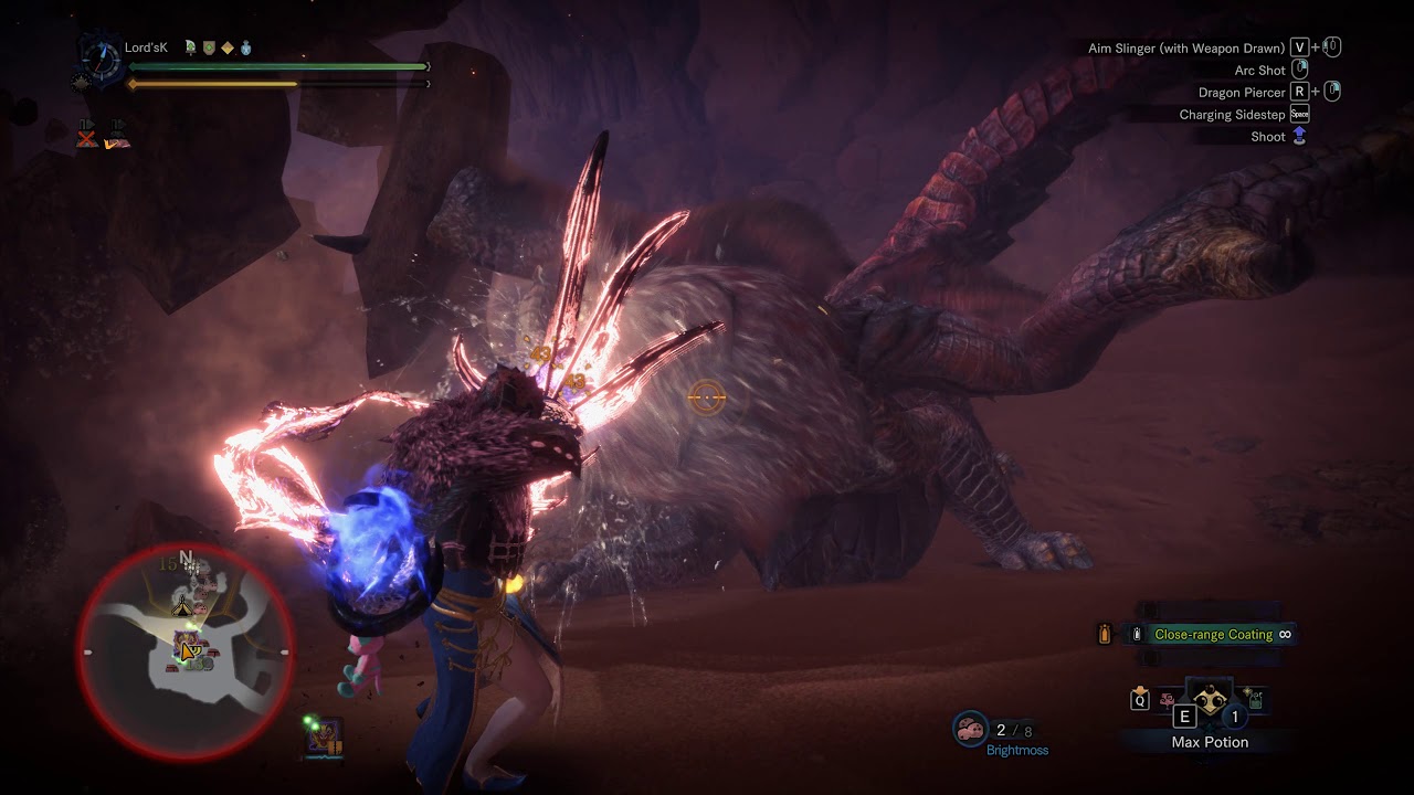 Monster Hunter World Iceborne PC Master Rank Tempered Teostra Solo Bow ...