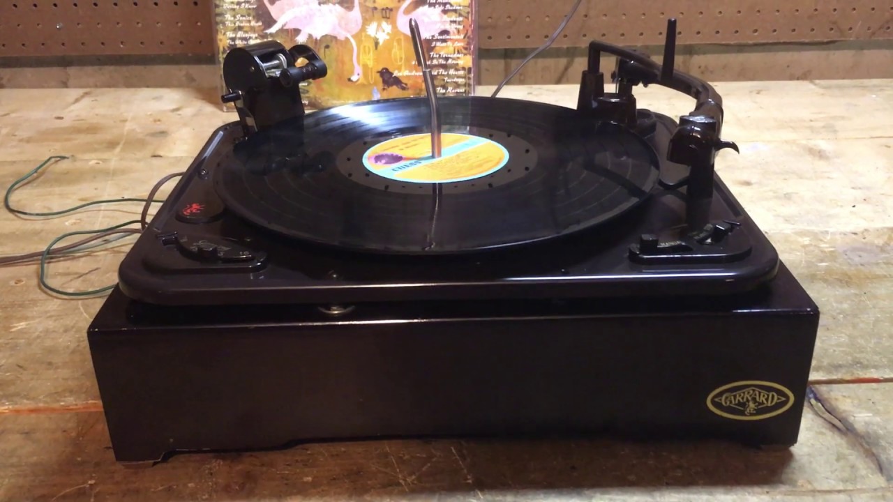 Serviced Garrard RC88/4 Record Changer w/matching base - YouTube