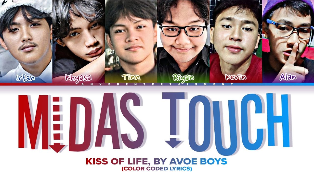 KISS OF LIFE - 'Midas Touch' (Cover by AVOE) [Color Coded lyrics] - YouTube