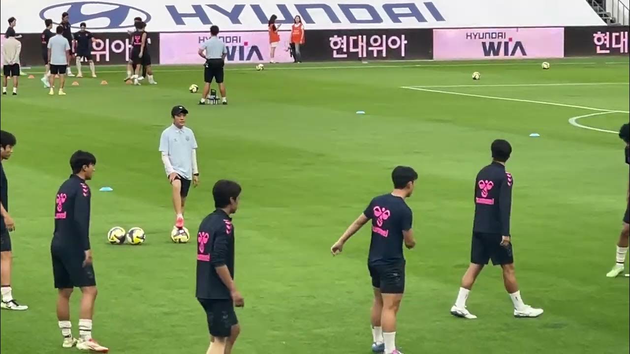 k리그1•19R•전북현대vs수원FC#수원FC몸풀기 - YouTube