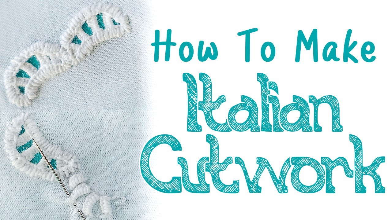 How To Make Italian Cutwork | Historical Embroidery Tutorial 4K - YouTube