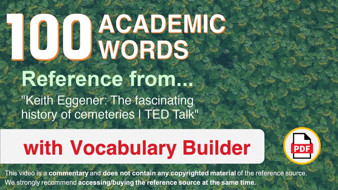 100 Academic Words Ref from "Keith Eggener: The fascinating history of ...