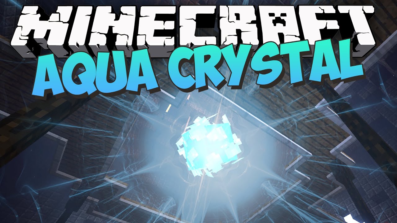 Minecraft: AQUA CRYSTAL BASE | Mod Showcase Adventure - YouTube