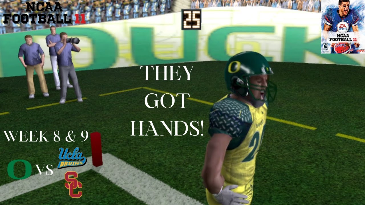 NCAA Football 11 Road To Glory Demarcus Jackson S1| Ep.8 THEY GOT HANDS ...