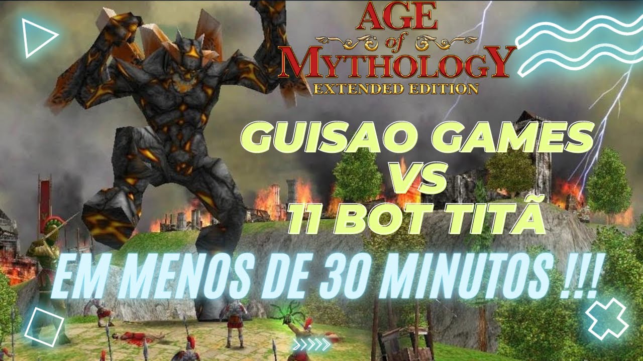 COMO GANHAR DE 11 BOT [ NIVEL TITÃ ] | EM MENOS DE 30 MINUTOS | Age of Mythology Extended ...