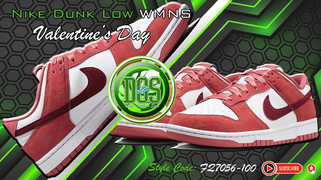 The Most Iconic Nike Dunk Low 'Valentine's Day' Release Ever - YouTube