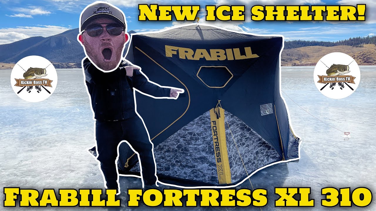 Frabill Fortress XL 310 Ice Fishing Shelter - UNBOXING/REVIEW - YouTube