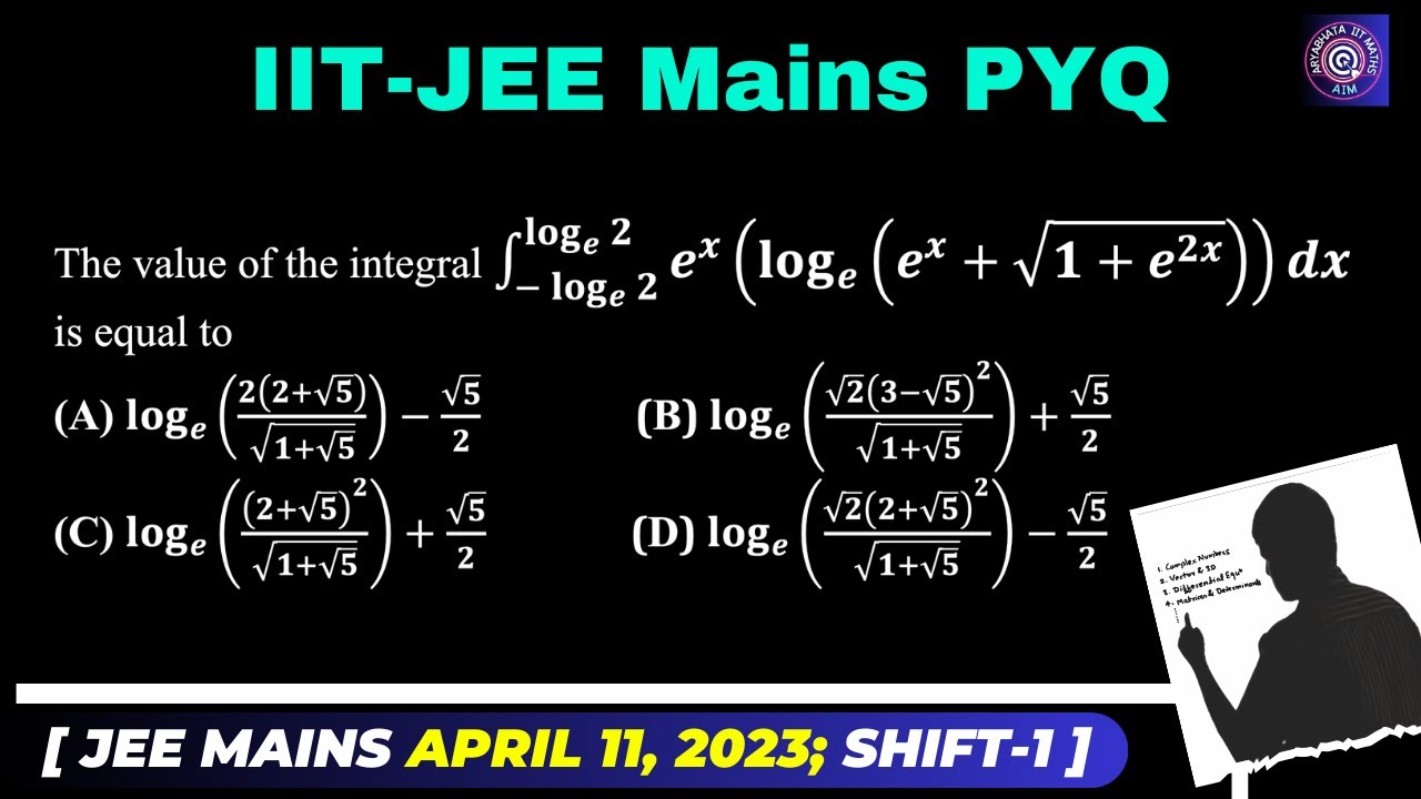 Excellent Question on Integration BY PARTS Jee | Definite Integration ...