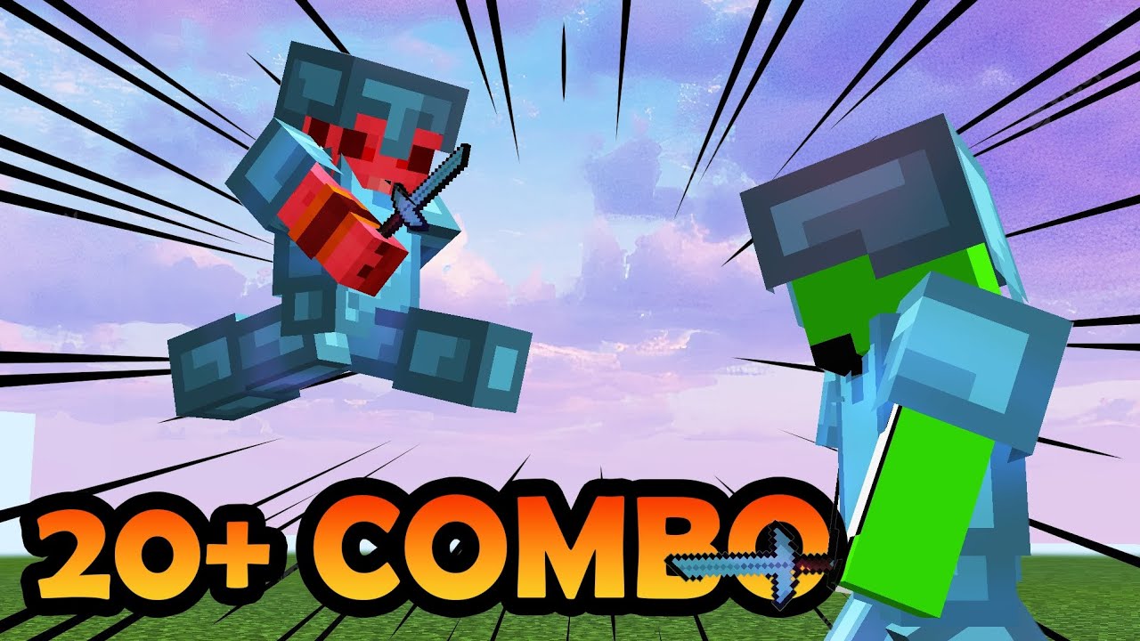 How To 20+ Combo in Minecraft PVP | Learn How To Kill Dream and Mrbeast ...