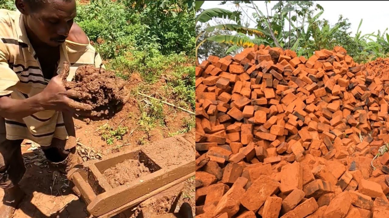 How we make bricks for our organization office/guesthouse - YouTube