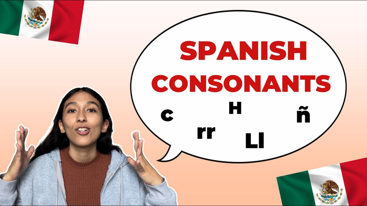 How to pronounce the consonants in Spanish | A1 - YouTube