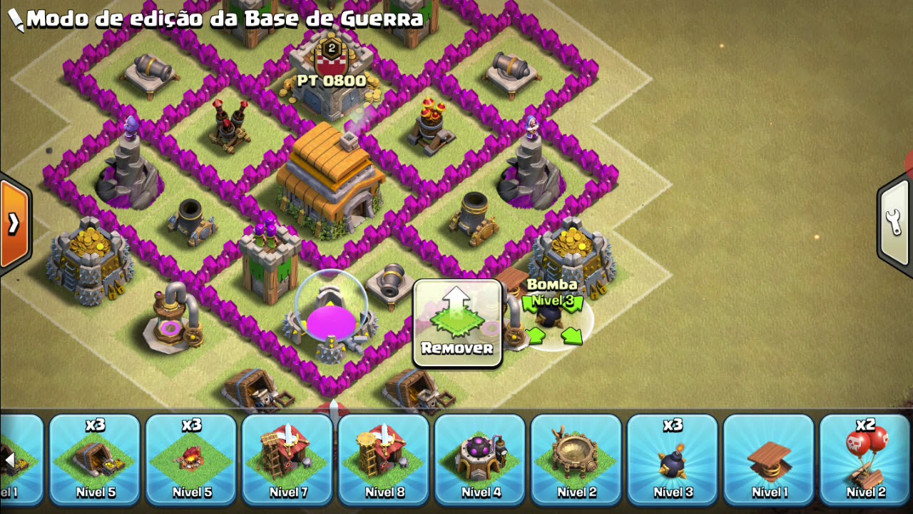 LAYOUT CV6 para GUERRA 2020 ATUALIZADO - CLASH OF CLANS. - YouTube