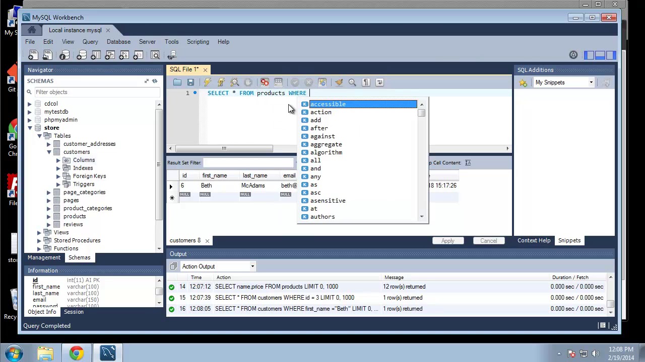 18 Simple Select Queries In Database Youtube