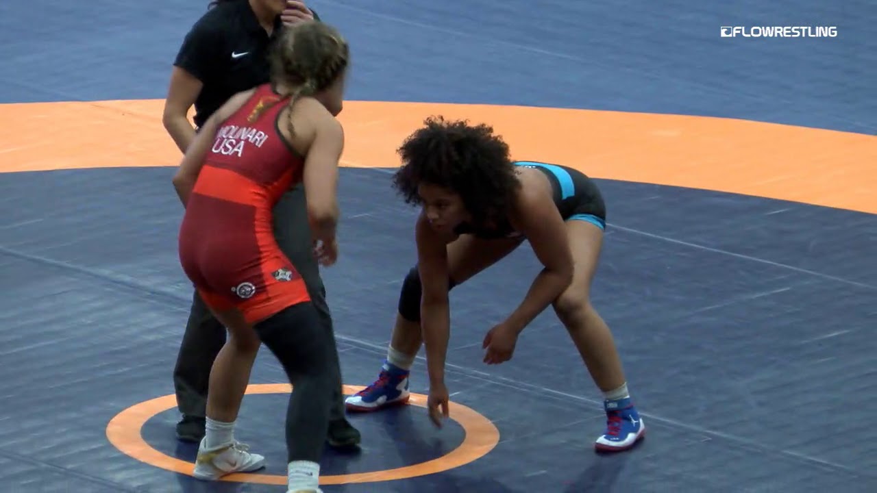 65 Kg Final Forrest Molinari TMWC Vs Maya Nelson Sunkist Kids Wrestling ...