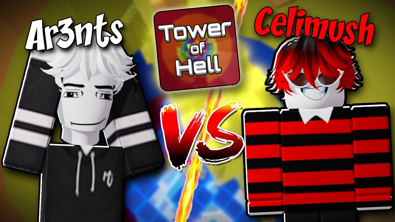 Celimush VS Ar3nts in Tower of Hell | Roblox - YouTube