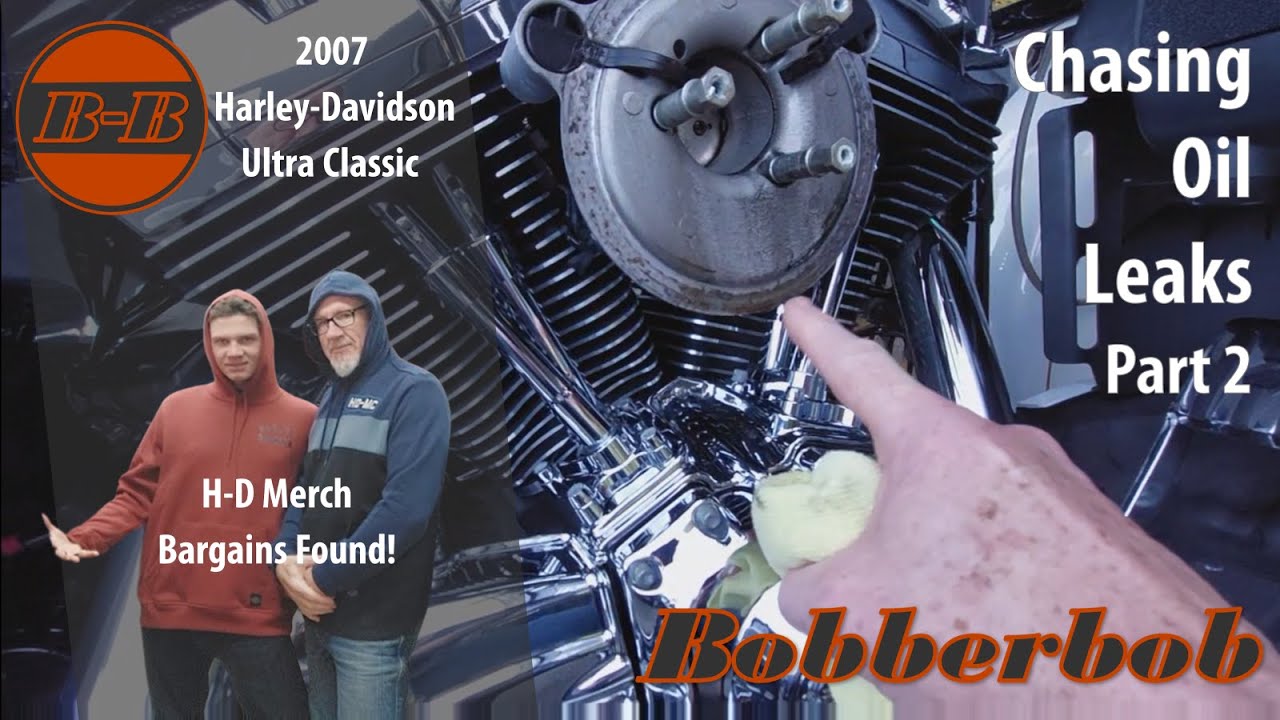 Chasing Oil Leaks Part 2. 2007 Harley-Davidson Ultra Classic. - YouTube