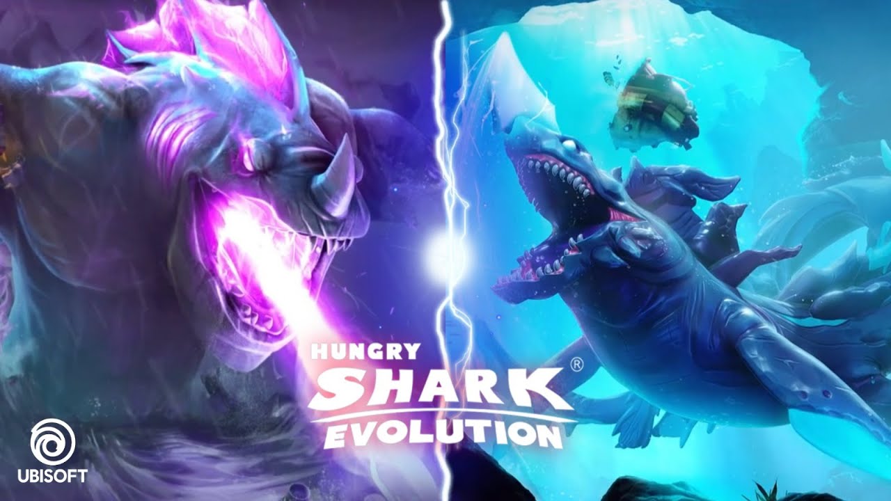 BEHEMOTH VS LUMINITE NEW 2022 - Hungry Shark Evolution - YouTube