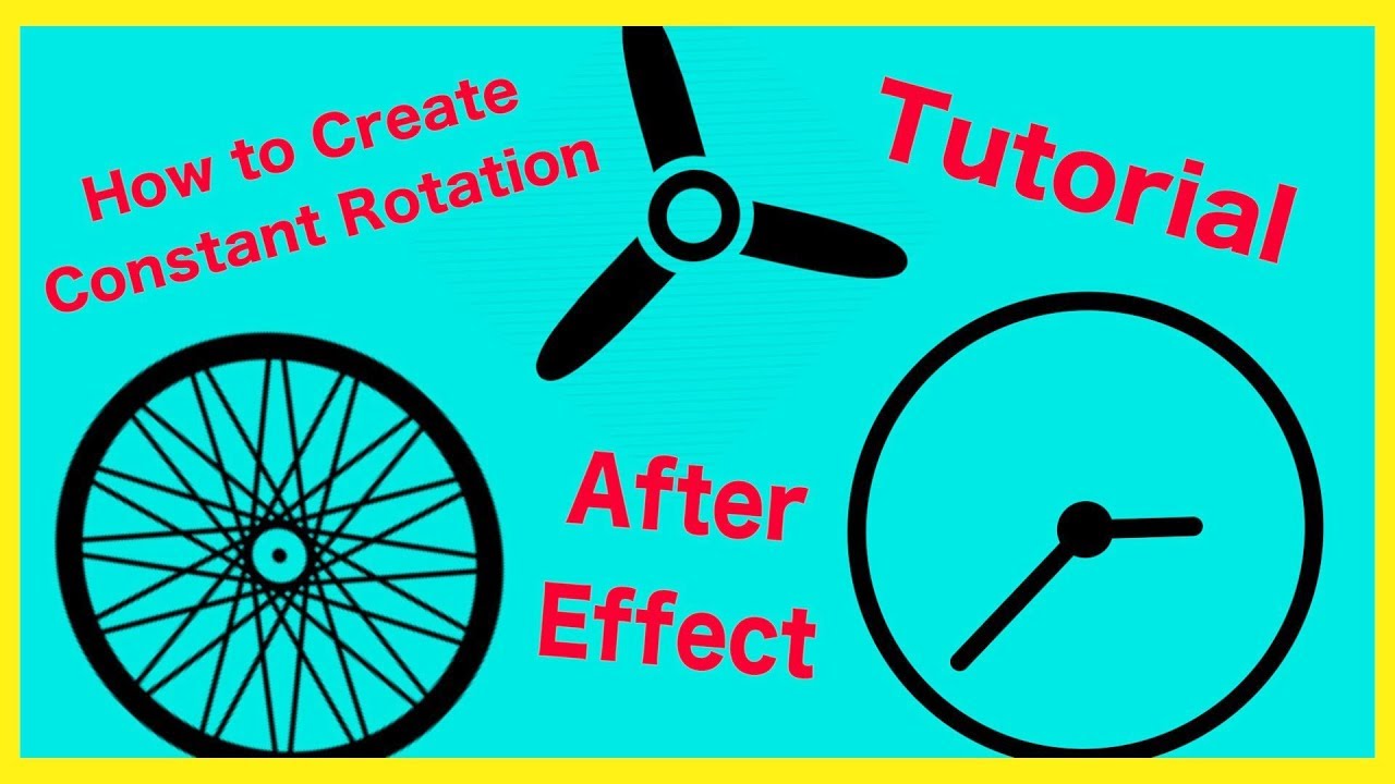 Constant Rotation || QUICK TIP || After Effects Tutorial - YouTube
