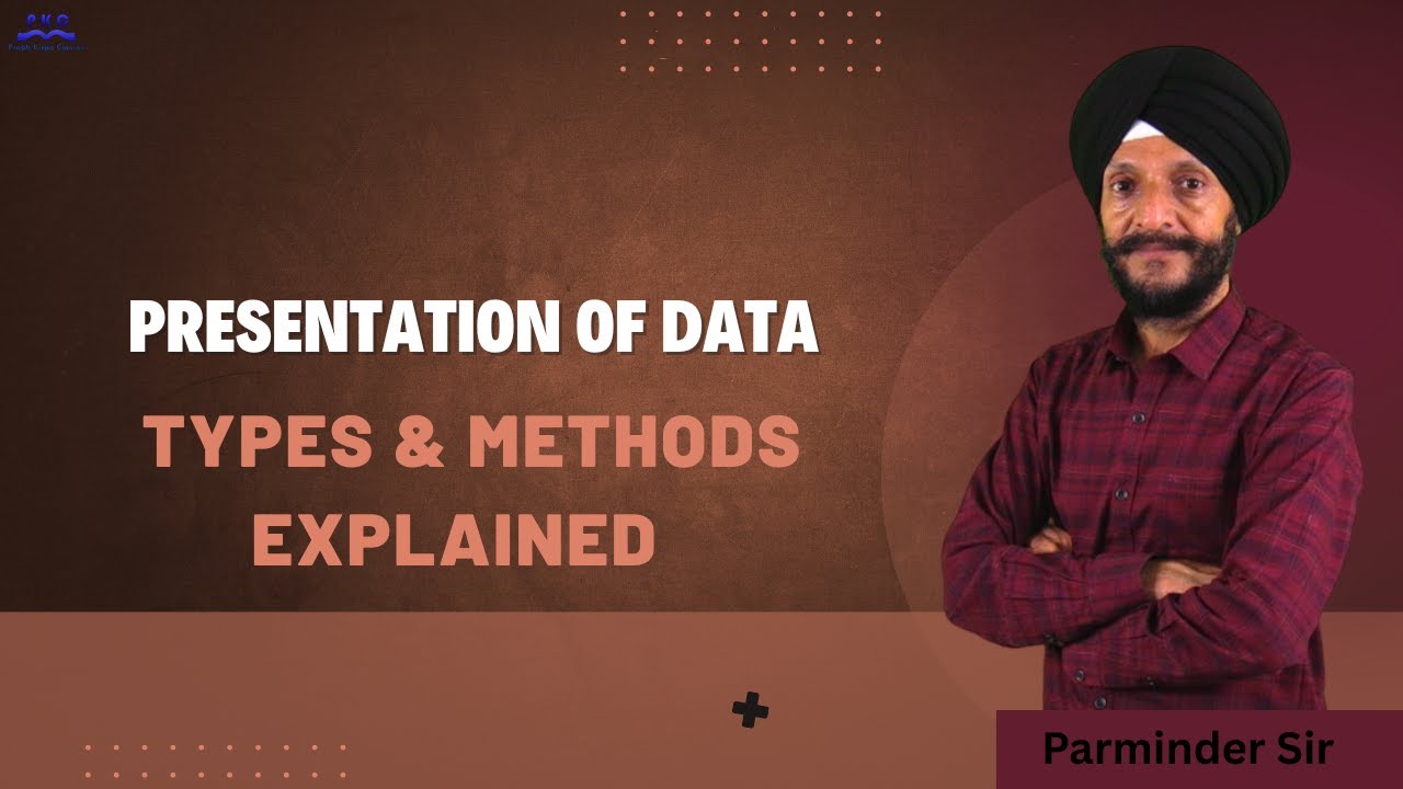 Presentation of Data | Statistics Basics Explained - YouTube