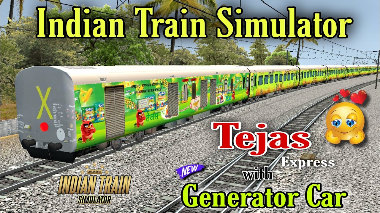 Indian Train Simulator New Update | New Generator Car Coach for Tejas ...