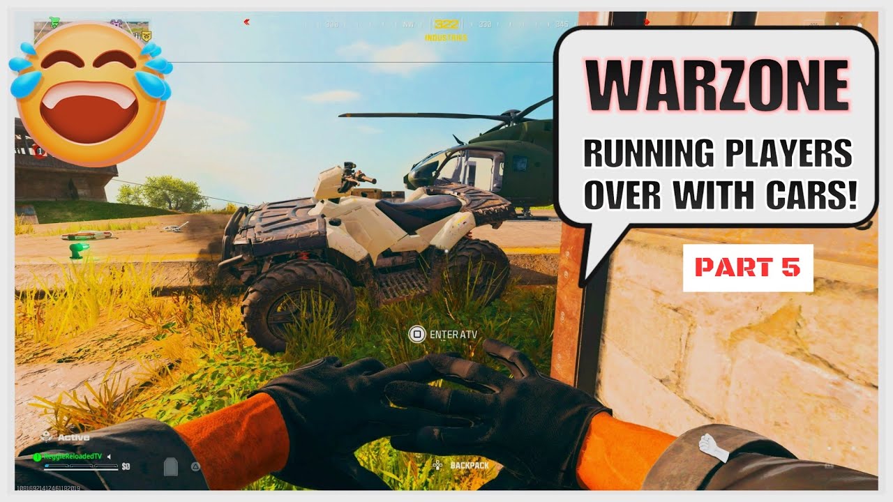 RUNNING PLAYERS OVER IN WARZONE! | (COMPILATION/EPISODE 5) - YouTube