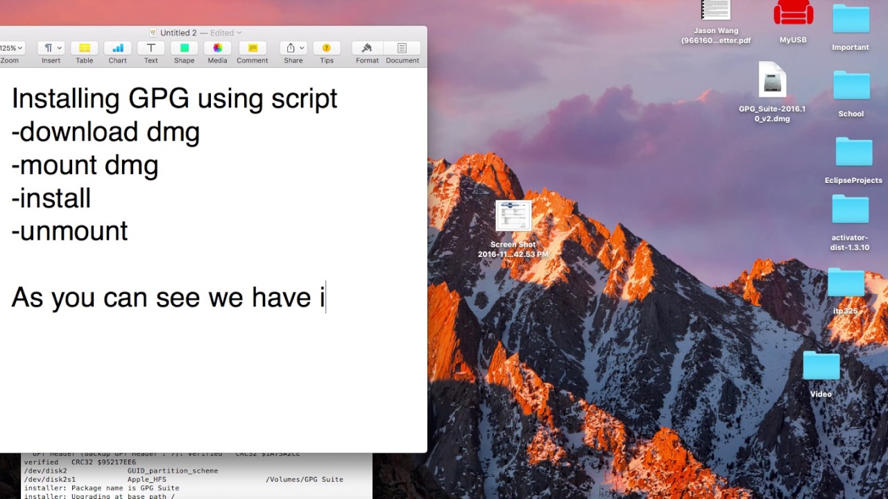 Download and install GPG - YouTube