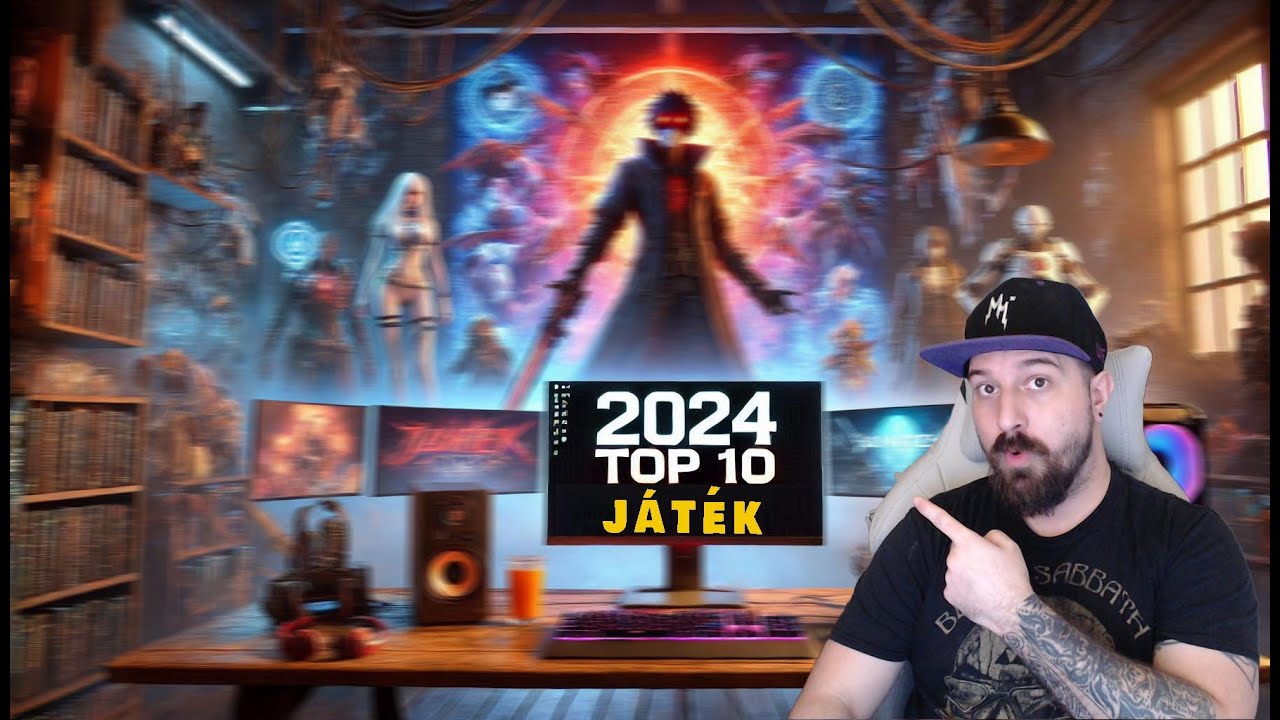2024 Top10 Játék Listám! (4k60fps) #gaming #játék - YouTube
