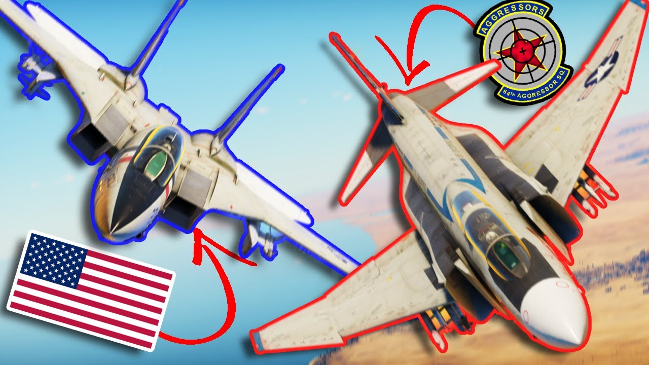 F-14 VS F-4J BVR Dogfight | War Thunder - YouTube