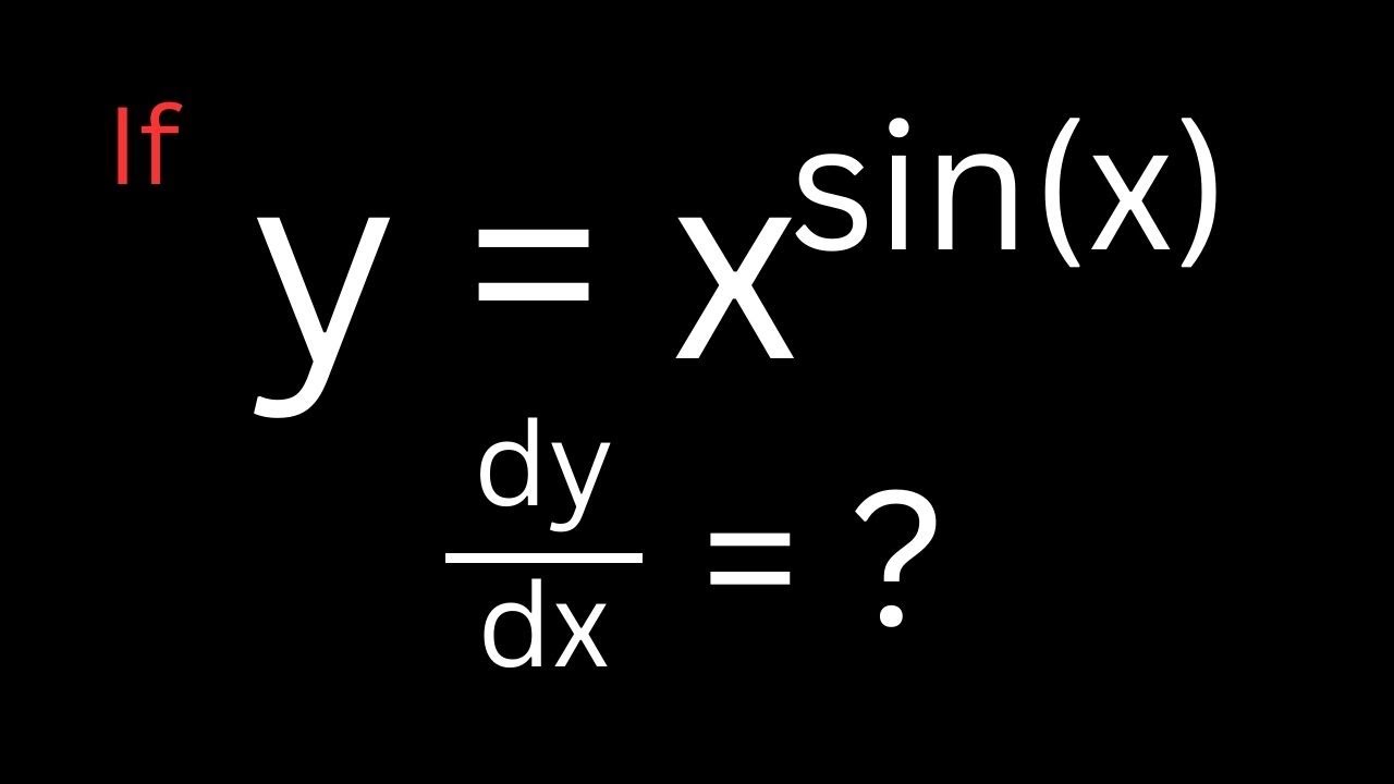 Differentiating Trigonometry Function. - YouTube