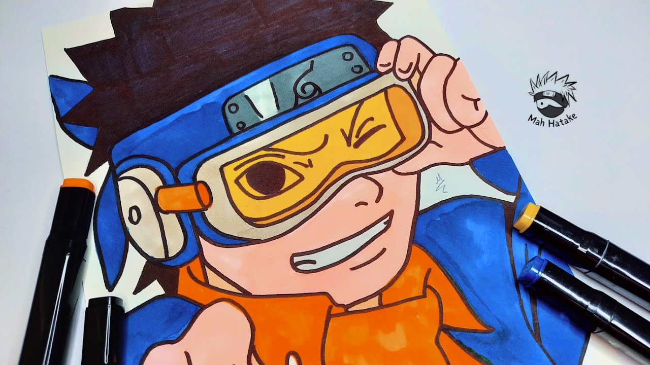 how to draw kid obito uchiha | anime drawing - YouTube