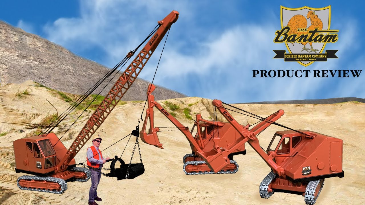 Schield Bantam C-35 Crawler Cranes Changed Excavation in the late 40s ...