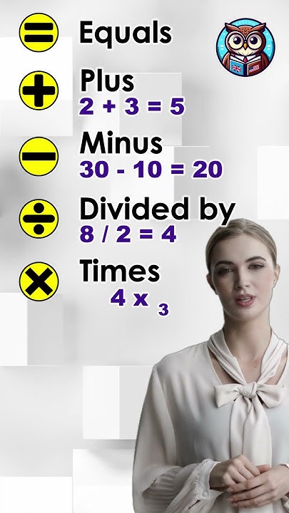 Learn Basic Math Operators | Fast & Easy! - YouTube