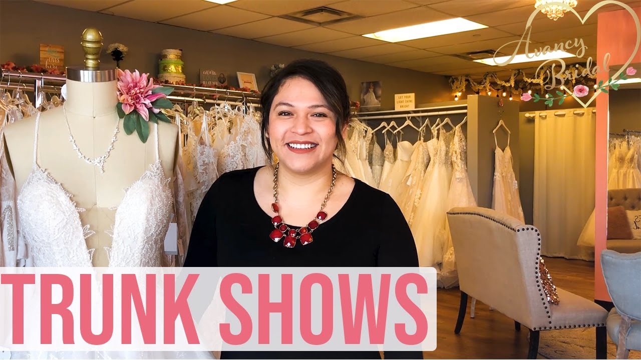 Bridal Boutique - What is a Trunk Show? - YouTube