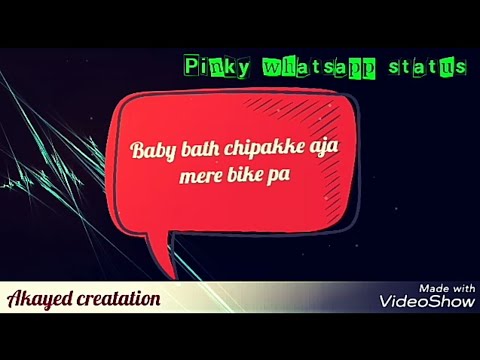 Romantic whatsapp status!Hindi whatsapp status video!Urdu whatsapp status video!Viva video