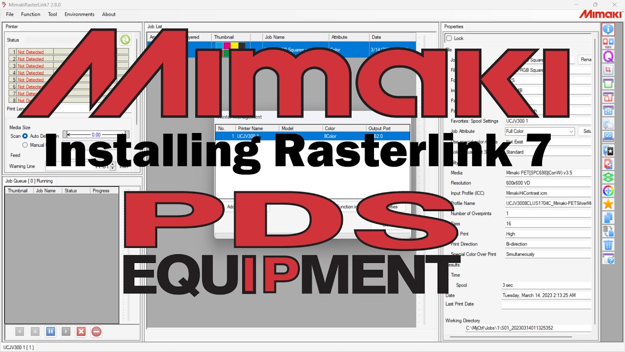 How to Install and Uninstall Rasterlink 7 - YouTube