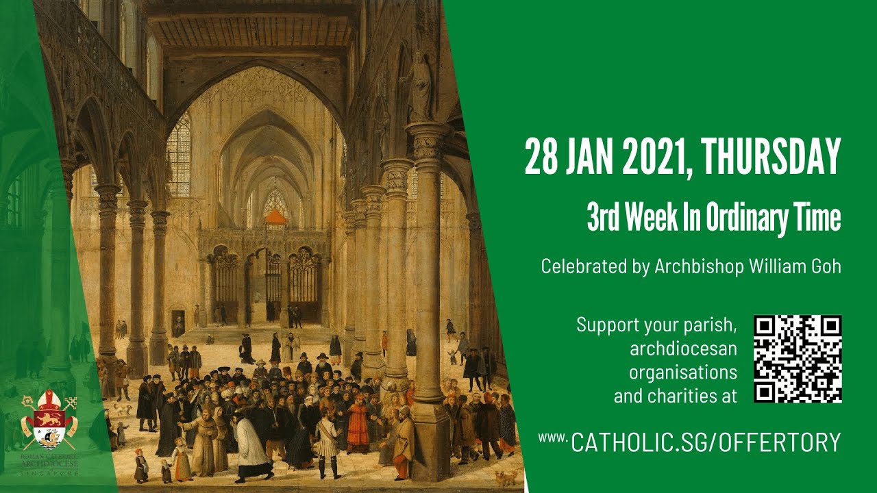 Catholic Weekday Mass Today Online - Thursday, 3rd Week In Ordinary ...