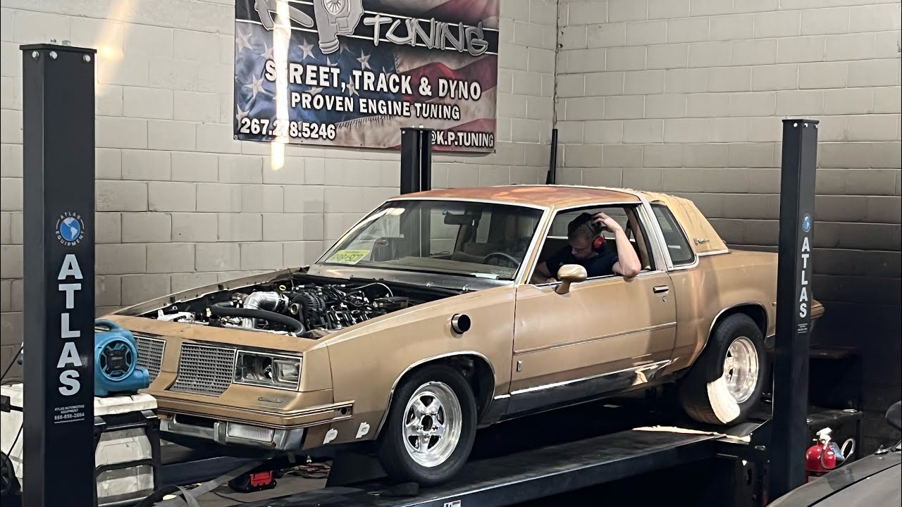 My TWIN TURBO GBODY CUTLASS finally gets DYNO TUNED! - YouTube
