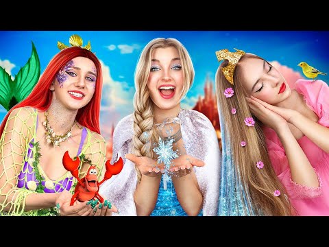Nos Convertimos en Princesas || Princesa Popular de Disney VS Princesa Impopular de Disney